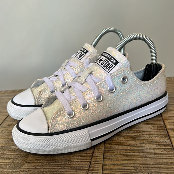 Converse | Shoes | Converse Chuck Taylor All Star Coated Glitter ...